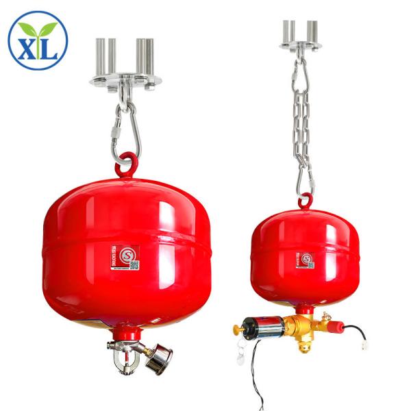 Quality 8kg Suspended Automatic Ceiling Mounted FM200 Hanging Type Fire Extinguisher On for sale