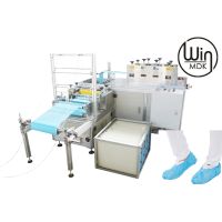 Quality 120pcs/Min Shoes Cover Making Machine , Anti Slip Overshoes Making Machinery for sale