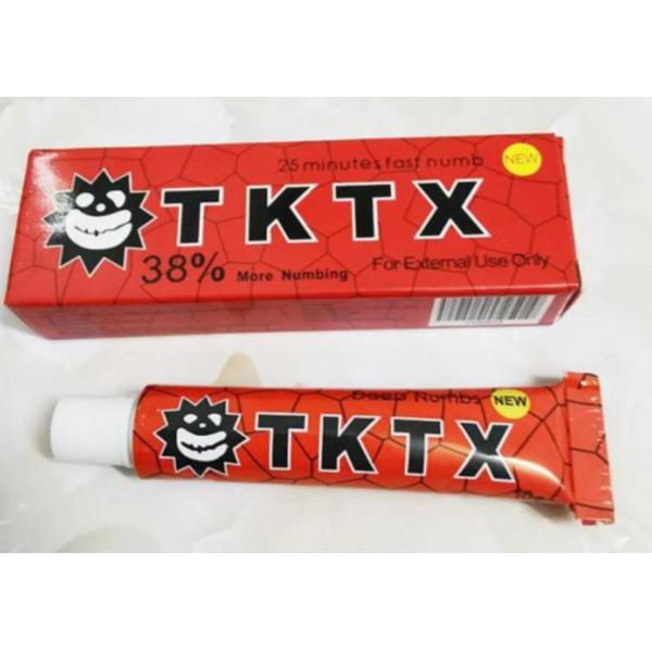 Quality 38% TKTX Tattoo Topical Anesthetic Numbing Cream 10G Per Tube for sale