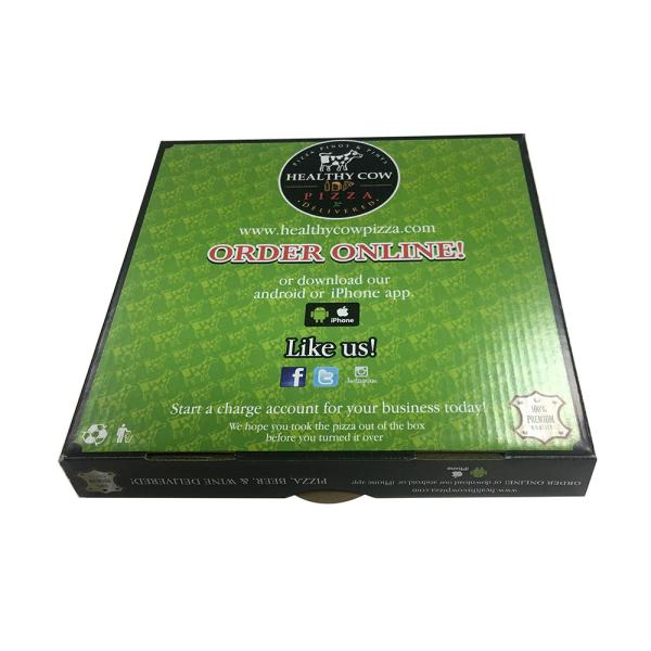 Quality Corrugated Board Frozen Pizza Box For Simple And Convenient Food Packaging for sale