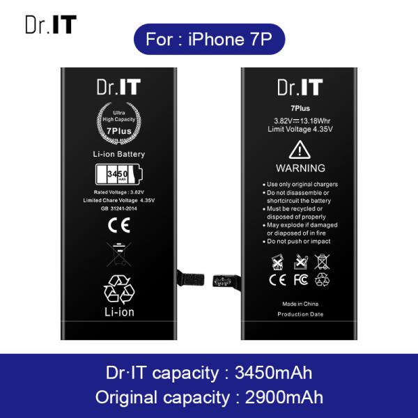 Quality Li Ion 2900mAh Iphone 7 Plus Battery Replacement Original Capacity for sale