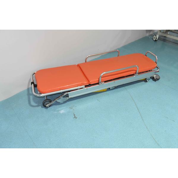 Quality Aluminum Alloy Foldable Ambulance Stretcher Patient Transfer Height And Back for sale