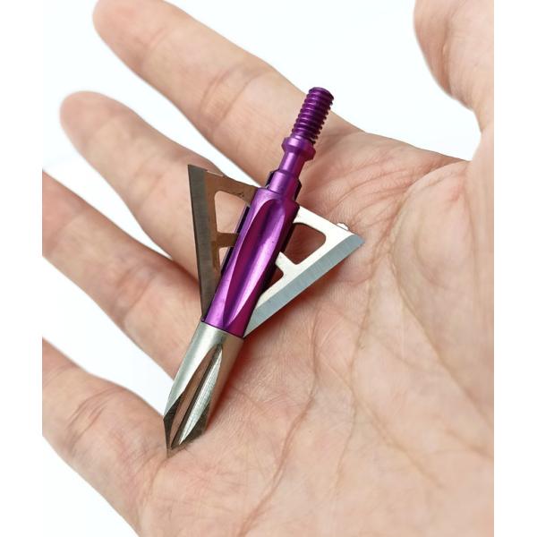 Quality 420J2 Blade 100grain Fixed Archery Broadhead Field Points for Hunting for sale