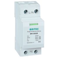 Quality BR-50GR 1P 50kA Type 1 Surge Protective Device Ac Din Rail Surge Arrester SPD for sale
