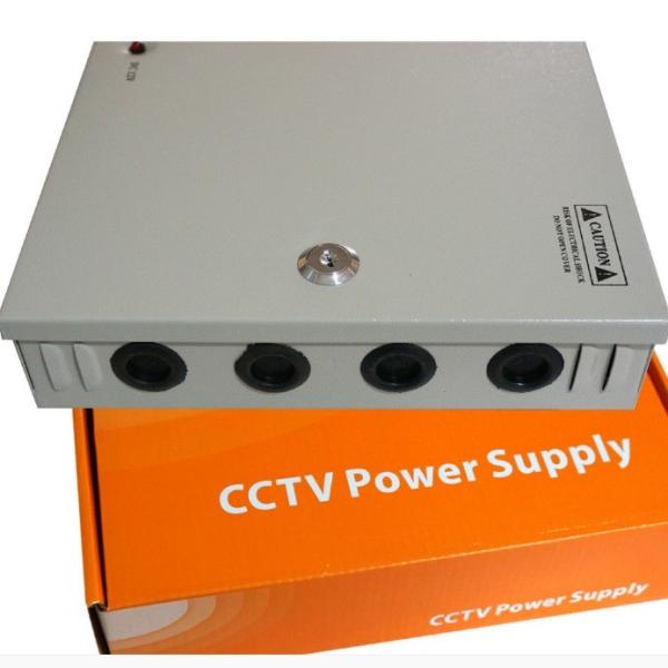 Quality Output Type Single 9 Port 5 Amp 12V DC Distribution Power Supply Box Cabinet for for sale