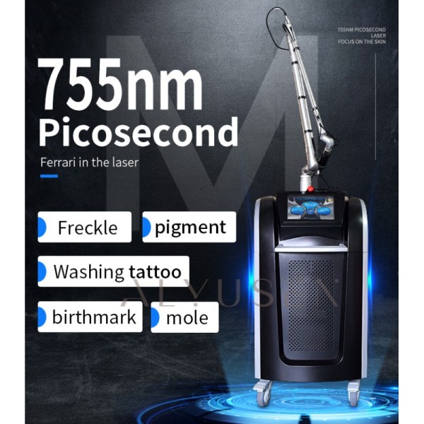 Quality Q Switched Nd Yag Picosecond Laser Tattoo Removal Machine Skin Whitening for sale