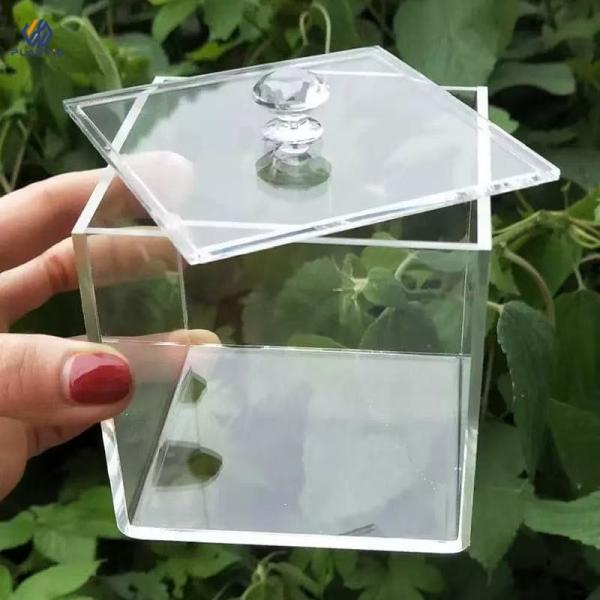 Quality Custom Printing Clear Acrylic Plastic Boxes , Jewelry Storage Box For Organizing for sale