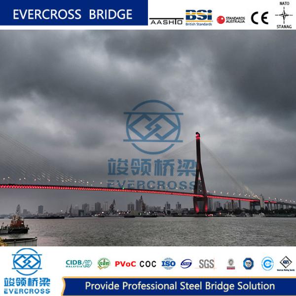 Quality Steel Beam Bridge Steel Concrete Bridge Convenient Easy Installation for sale