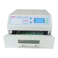 Quality T962A With Exhaust Benchtop Reflow Oven 300*320mm 1500w IC Heater Infrared for sale