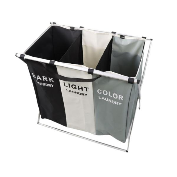 Quality Waterproof Separated Collapsible Laundry Hamper Foldable Multiscene Use durable for sale