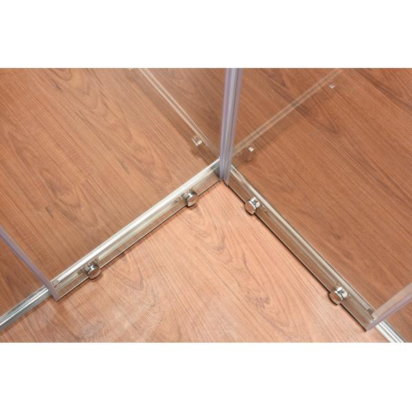 Quality 900x900x1900mm Corner Shower Cubicle Tempered Glass for sale