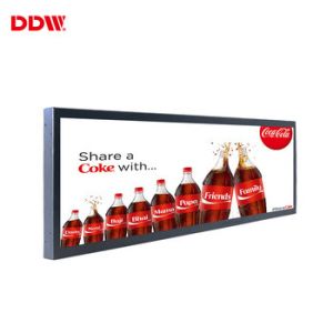 Quality 23.1 Inch Transparent LCD Screen Stretched Digital Signage Monitor Display For for sale