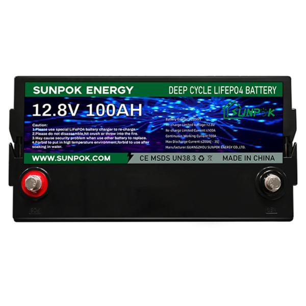 Quality 100Ah 12 Volt Deep Cycle Marine Battery Lithium Bluetooth Trolling Motor Battery for sale