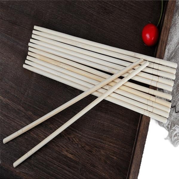 Quality Customized Round Bamboo Chopsticks Household Restaurant Eco Friendly Chopsticks for sale