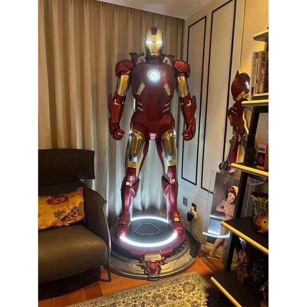 Quality Customized Size Iron Man MK47 1 to 1 Super Large Super Restore Marvel Movie GK Statue for sale
