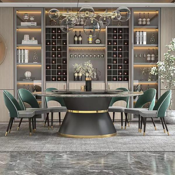 Quality High End Custom Restaurant Furniture Large Round Table for sale