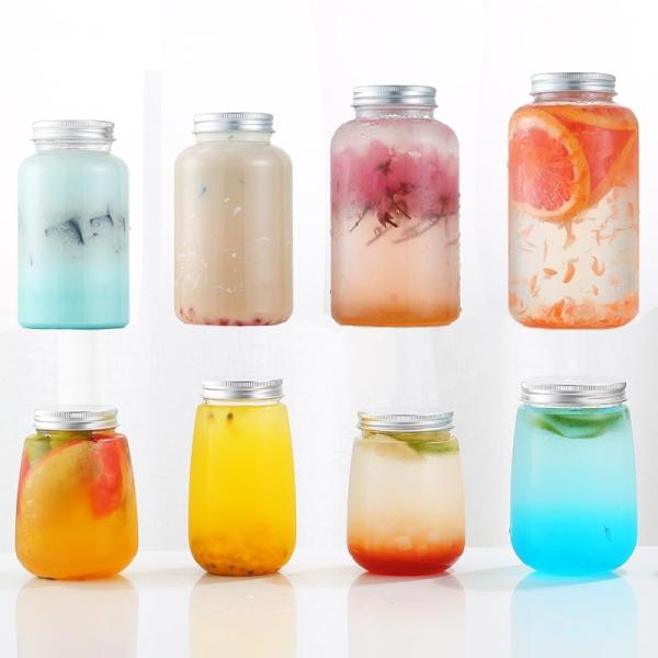 Quality Custom Logo 650ml 240mm Empty Plastic Juice Bottles for sale