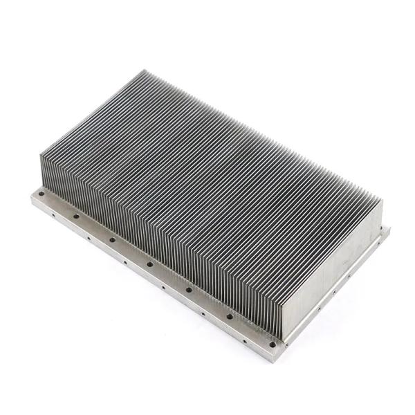 Quality Electronic Devices Skived Fin Heat Sink With Anodized Treatment for sale
