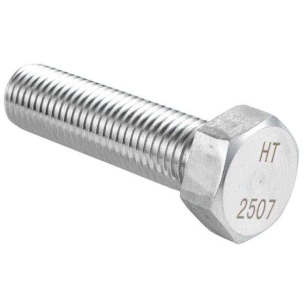 Quality Super Duplex Stainless S32750 2507 Hex Head Bolts For Chemical Industry for sale