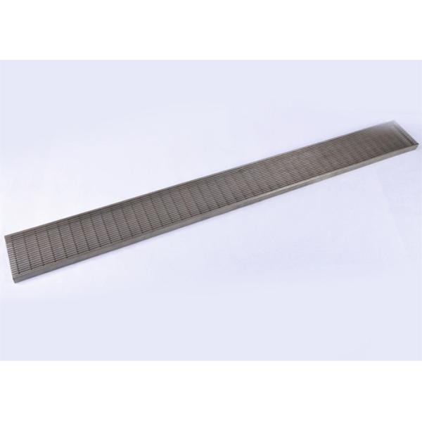 Quality Professional V- Shaped Wedge Wire screen Panel For Long Linear Floor Drain for sale