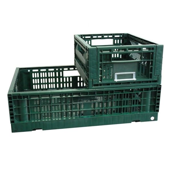 Quality HUADING Plastic Foldable Crate for Storing Fruits and Vegetables 2.25kg Capacity for sale