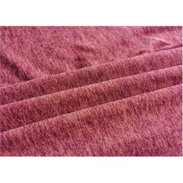 Quality Two Way Stretch Polyester Spandex Fabric Melange Performance For Sport Garment T for sale