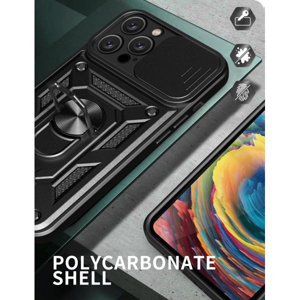 Quality iPhone TPU Camera Protection Mobile Back Cover Hybrid Shockproof Kickstand Ring for sale