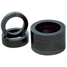 Quality Extrusion Resistance Antimony Impregnated ISO Graphite Packing Rings for sale