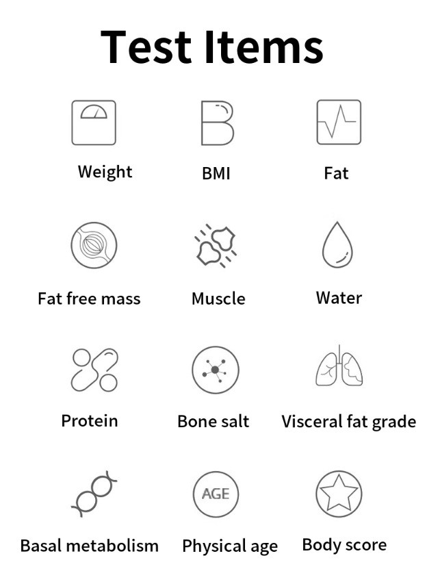 Quality 2023 Design Digital Body Fat Analyzer Machine for Measuring Weight and Body for sale