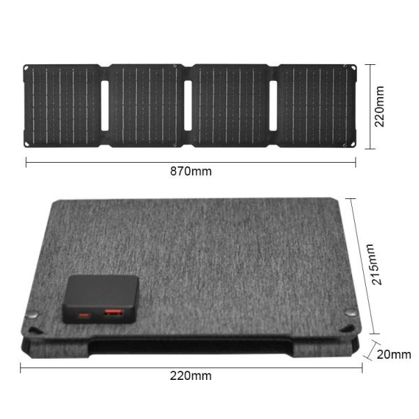 Quality 30W 12V Foldable Solar Panel Your Essential Tool For Portable Cell Phone for sale