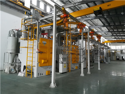 Quality Forging Parts Cleaning Spinner Hanger Shot Blasting Machine 1200*1600 for sale