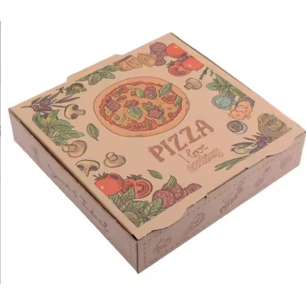 Quality Food-Grade Recyclable Pizza Boxes Custom Logo OEM Accepted for sale