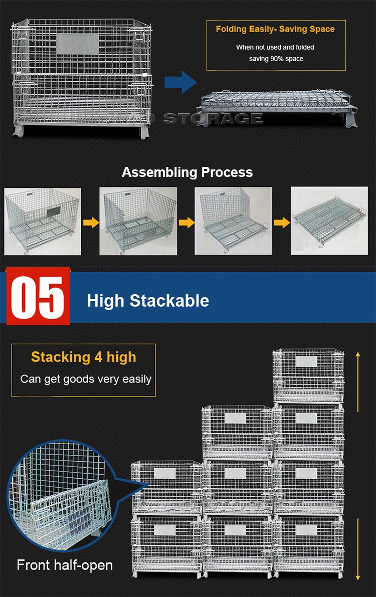 High quality warehouse wire partitions & security cages for sale