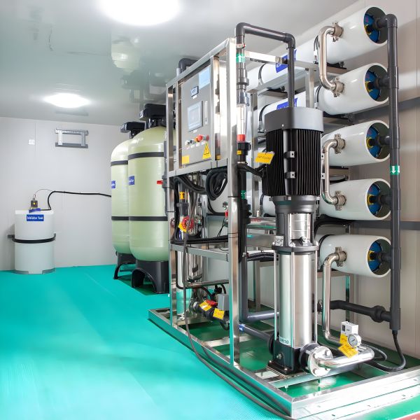 Quality Max 10000ppm Feed Water TDS Reverse Osmosis System 50-70% Recovery Rate 15-65kw for sale