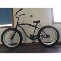 Quality Beach Cruiser Style Fat Tire Bike with 26*4.0 Tire and Steel Fork Material for sale