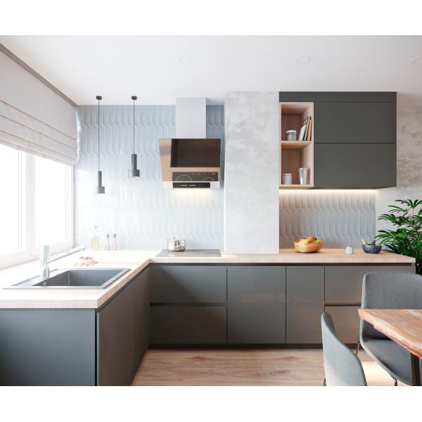 Quality Home Modern Prefab Kitchen Cabinets Cupboard Custom Size & Design for sale