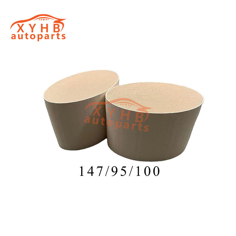 Ceramic Carrier High-Quality Oval Three-Way Catalytic Filter Element Euro 1-5 Model: 147*95*100