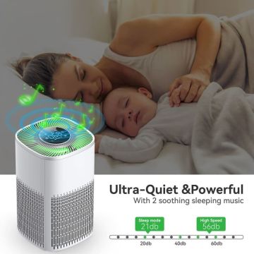 Quality Home Smart Wifi Hepa Filter Air Purifier for sale