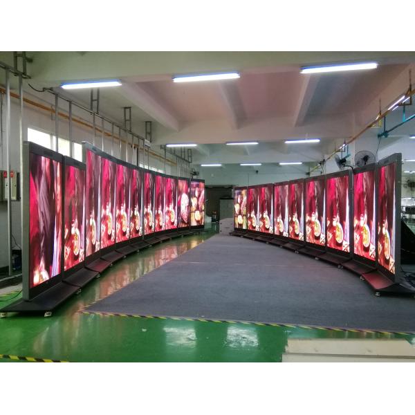 Quality WIFI HDMI LED Advertising Display Screen 2880Hz Free Standing Digital Signage for sale