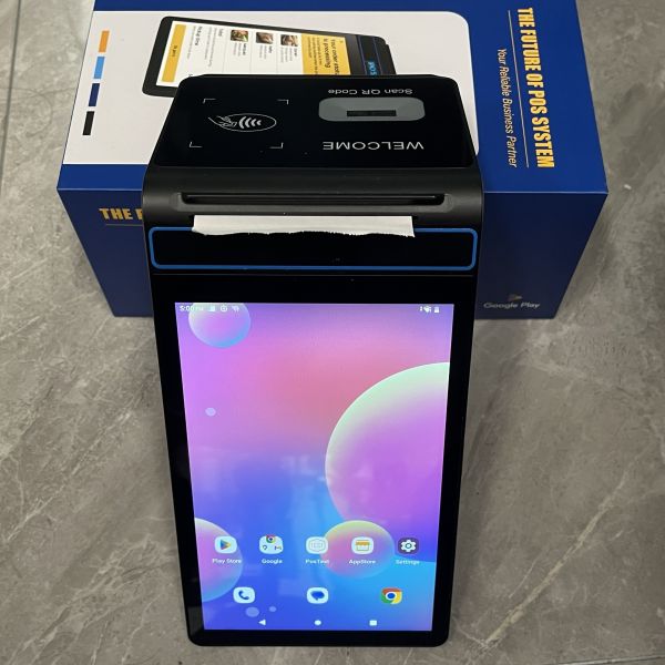 Quality 80mm Thermal Printer Mobile Checkout POS featuring Octa-core 8-core Processor for sale