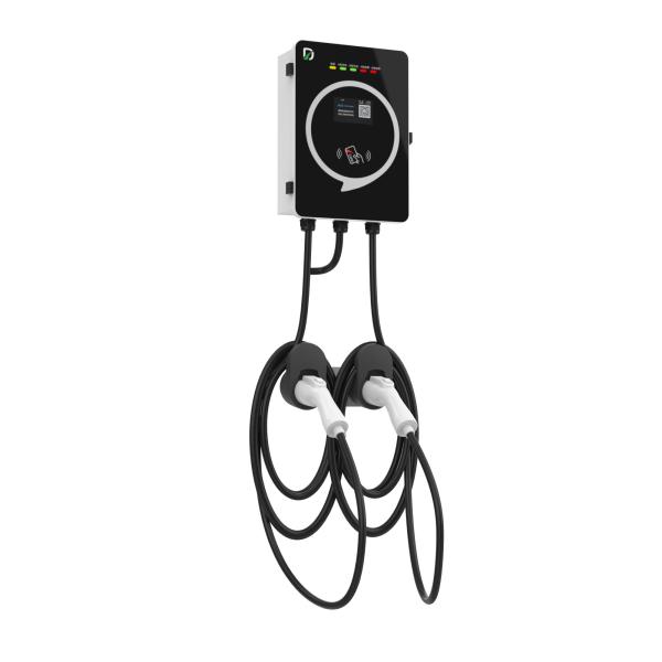 Quality AC Ev Wall Charger Electric Car Charger For Home 4.3 Inch Display Type2 Socket for sale
