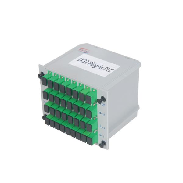 Quality SC APC Fiber Optical Splitter 1×32 Single Mode Low PDL Compact Design for sale