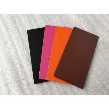 Quality Grey / Silver Aluminium Composite Sheet Rigidity Outside Wall Covering Material for sale