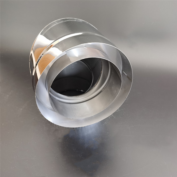 Quality Double Wall Universal Stove Chimney Pipe 90 Degree Bend With Spigot Lock for sale