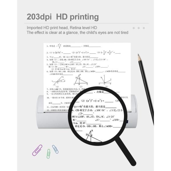 Quality USB Mini Thermal Printer for A4 Paper Size Black and White Style Print Command for sale