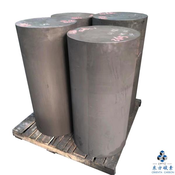Quality Isostatic Carbon Graphite Rod Corrosion Resistant Solar Graphite 12µm Grain Size for sale