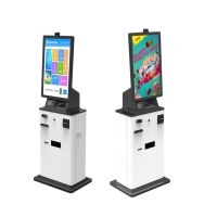 Quality Touch Screen Bill Payment Kiosk , 27Inch Self Checkout Cash Register for sale