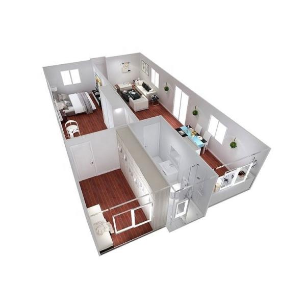 Quality Steel Frame Foldable Living Expandable Container House for sale