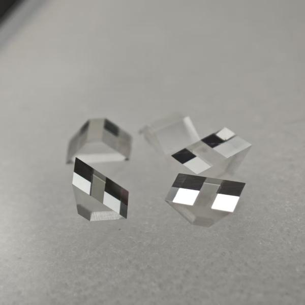 Quality Triangle Prism Optical CVD Diamond 6-Side Polished High Transparency Loose Mono for sale