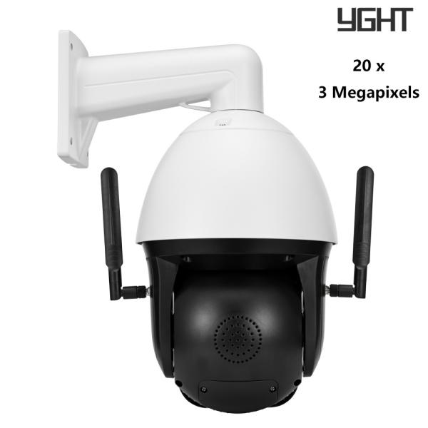 Quality 3MP Full Color Night Vision Wireless PTZ IP Camera Humanoid Detection Two Way for sale